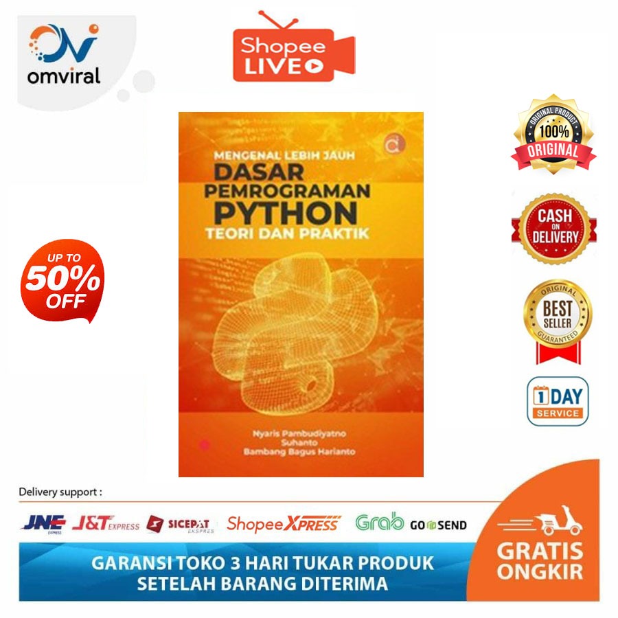 Jual OV20P - Buku Mengenal Lebih Jauh Dasar Pemrograman Python Teori dan Praktik | Shopee Indonesia