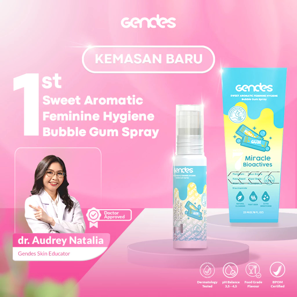 Jual Gendes Sweet Aromatic Feminine Care with Bubble Gum 7 Miracle Bioactives Merawat Kewanitaan ...