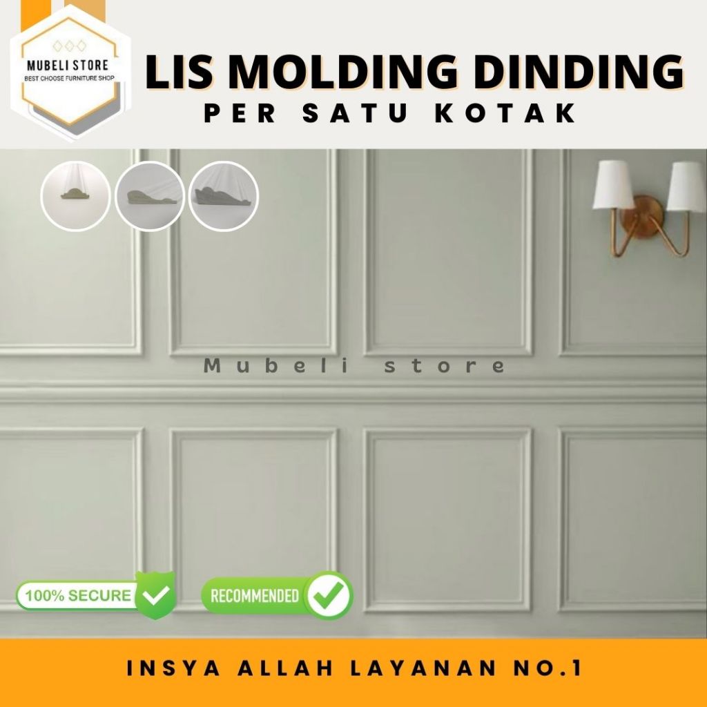 Jual Mubeli Store - Moulding molding kayu gipsum dinding kayu siap ...