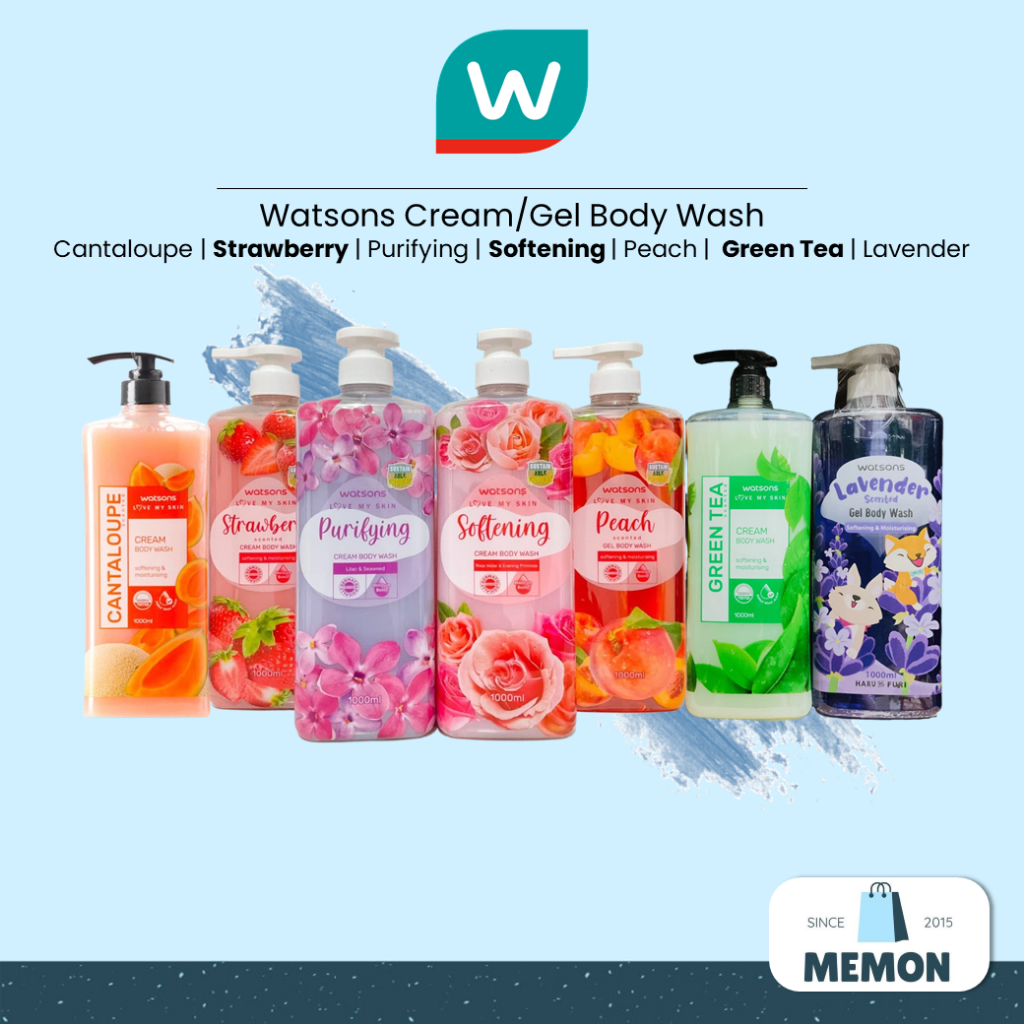 Jual Watsons sabun mandi Cair & Gel 1000ml / body wash 1 liter 1L ...