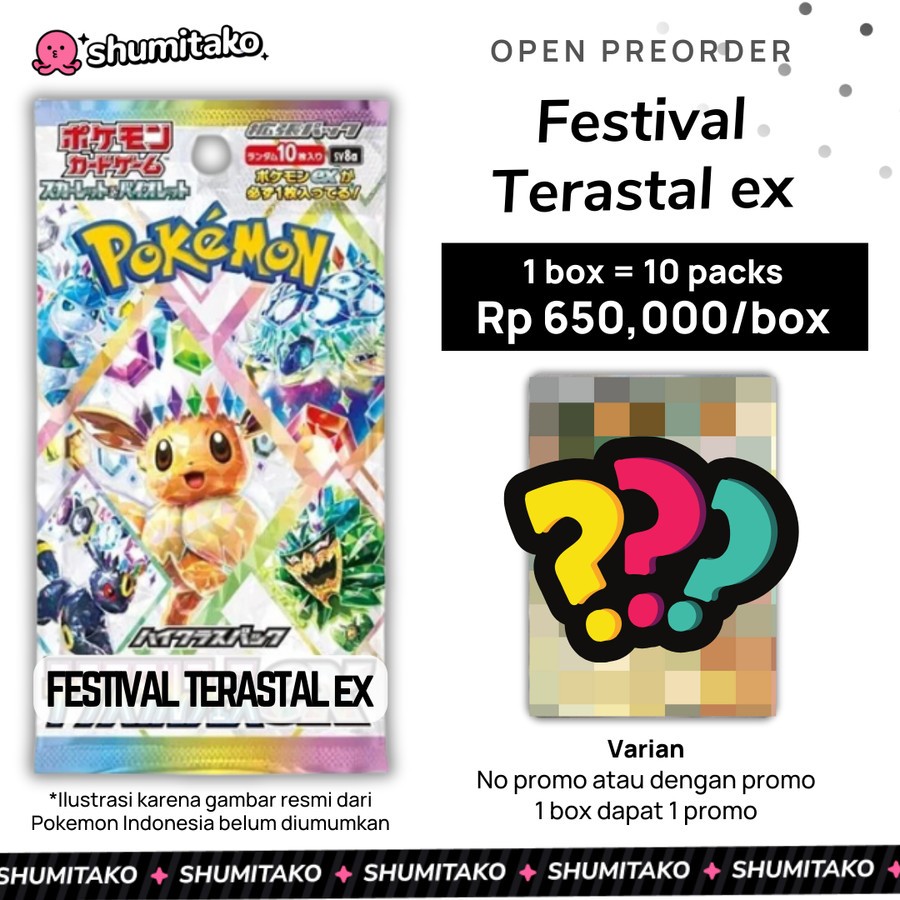 Jual Pokemon TCG Indonesia SV8a Festival Terastal Booster Box | Shopee Indonesia