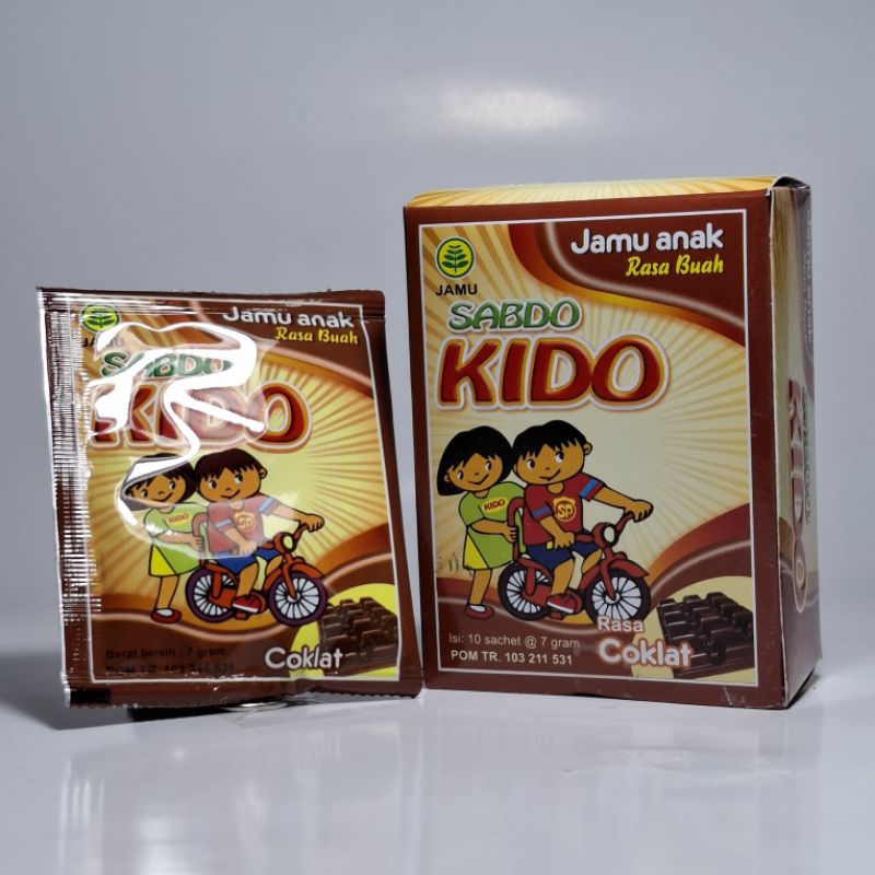 Jual Jamu Anak Kido Rasa Coklat Isi 10 Sachets ( BELI 5 PACK LEBIH ...