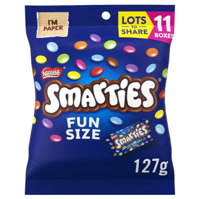Jual Smarties Milk Chocolate Share Pack 11 Pieces | 127g | Shopee Indonesia