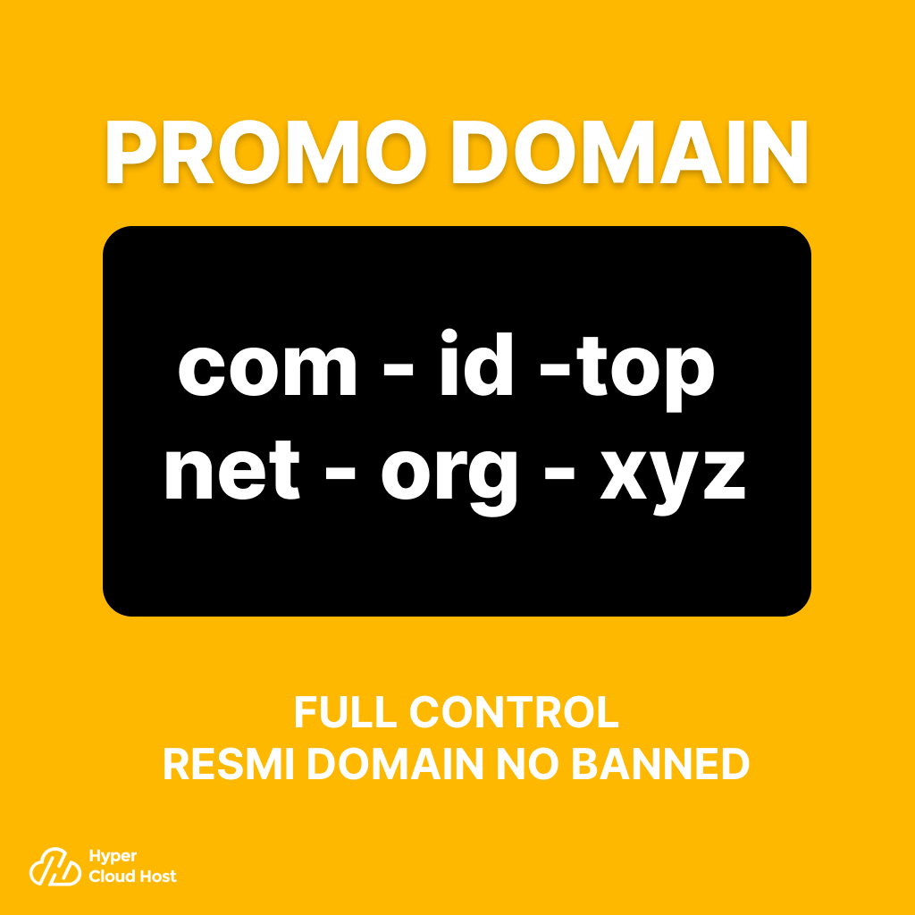 Jual Promo domain 1 tahun .com .xyz .net .id full control bisa ...