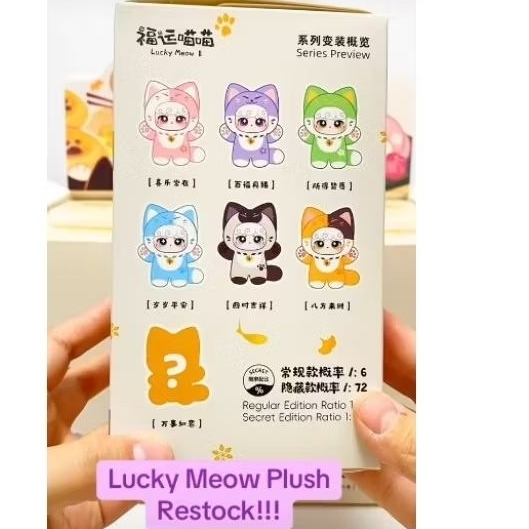 Jual BLINDBOX LUCKY MEOW (READY INDO) | Shopee Indonesia