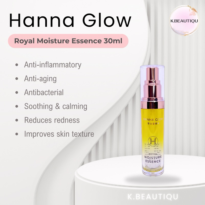 Jual Hanna Glow - Royal Moisture Essence (30ml) 100% ORIGINAL BPOM | Shopee Indonesia