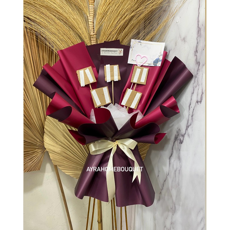 Jual [KOPI ISI 5] Kerangka Bouquet Bucket Buket Bunga Kopi Foto Snack ...
