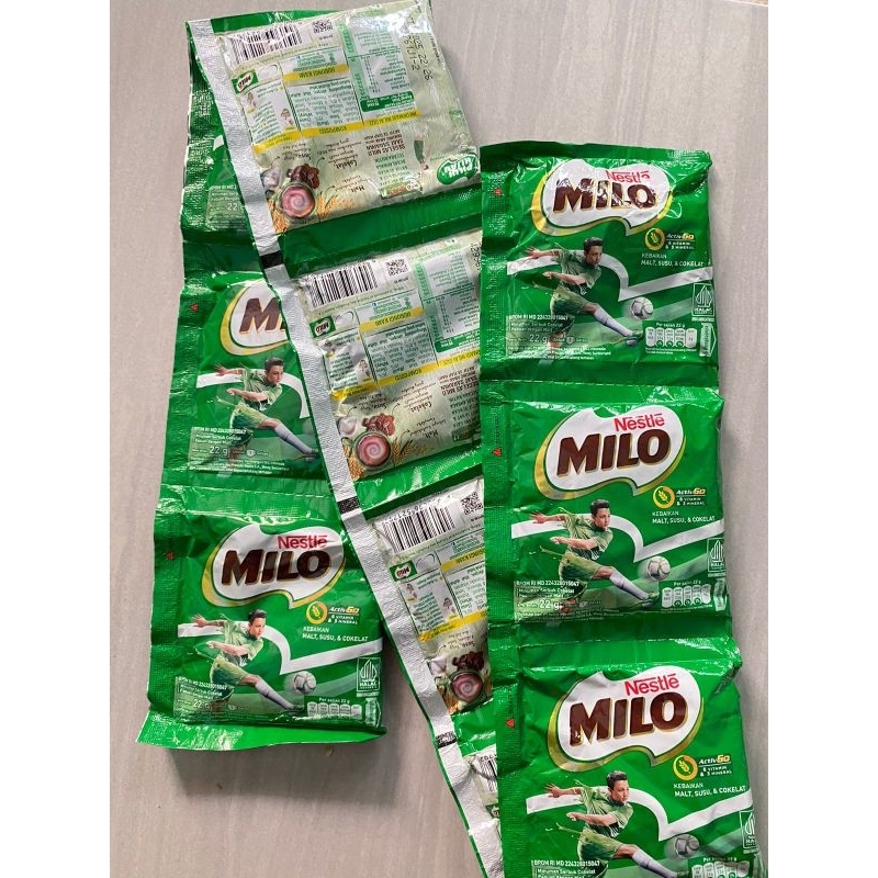 Jual MILO ACTIVGO || Milo Nestle (1 Renceng Isi 10 Sachet) Susu Coklat ...