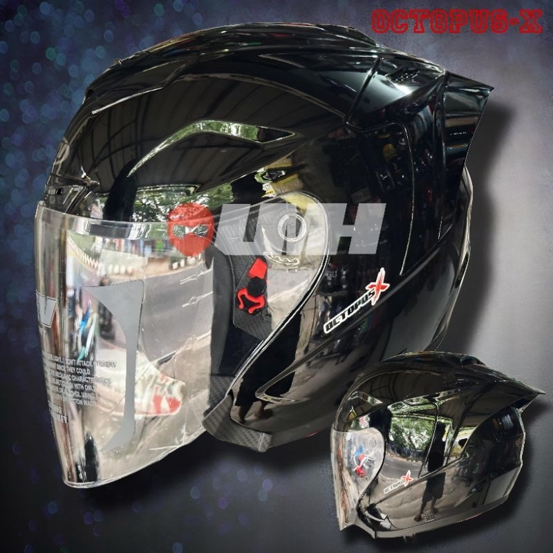 Jual HELM HALF FACE ORIGINAL SEV OCTOPUS | Shopee Indonesia