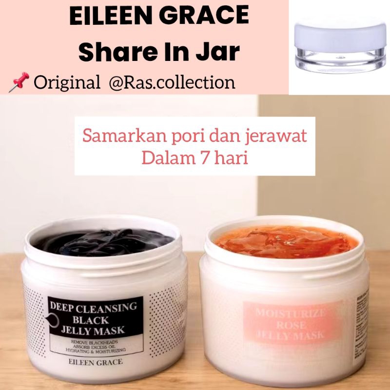 Jual Eileen Grace Moisturize Rose Jelly Mask & Deep Cleansing Black ...