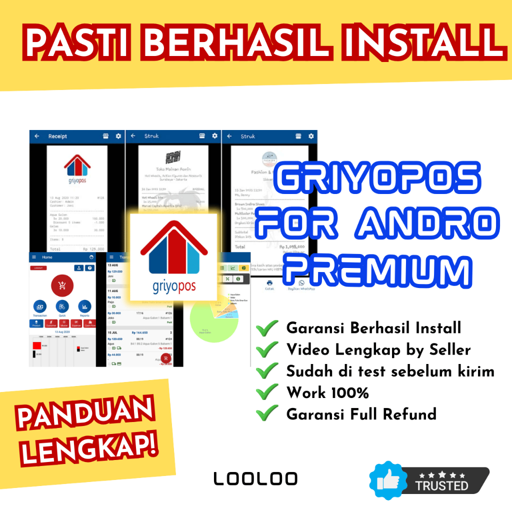 Jual Aplikasi Kasir Griyo Pos Android Selamanya Khusus Android ...