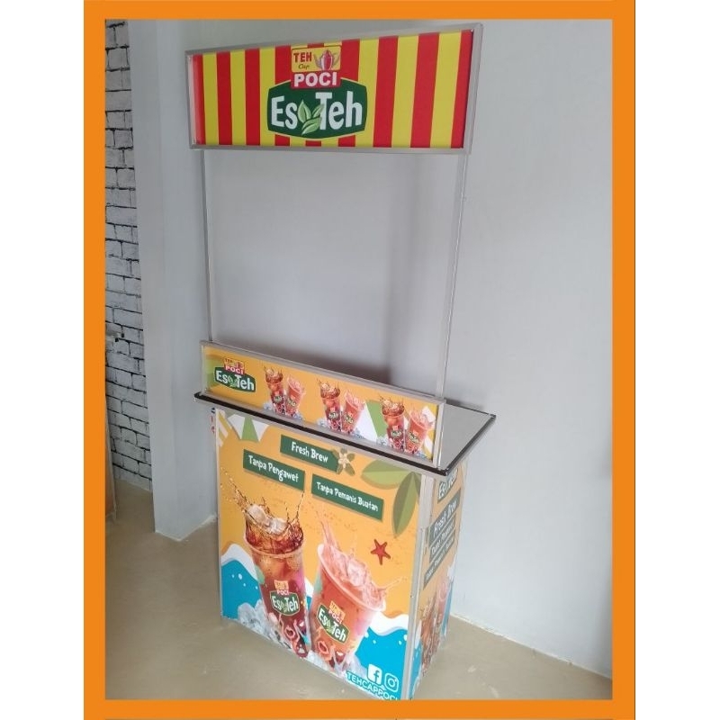 Jual Teh poci booth portable mejalipat es teh tea | Shopee Indonesia