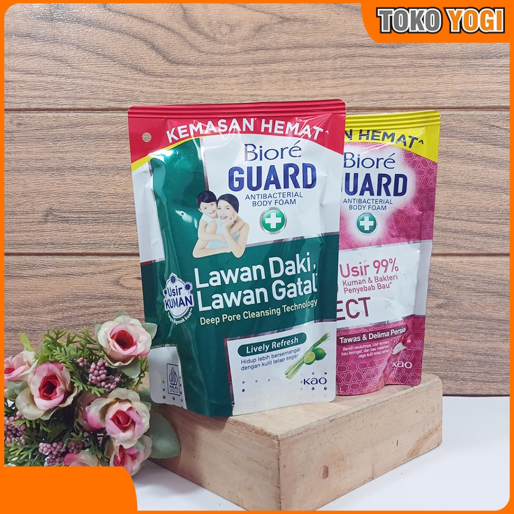 Jual BIORE GUARD ANTIBACTERIAL BODY FOAM 170ml REFIIL KEMASAN HEMAT ...