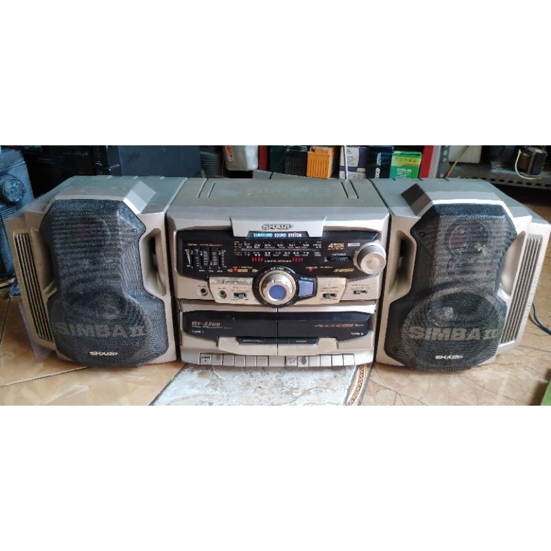 Jual HEAD Sharp SIMBA SAJA,tanpa salon(speakernya)Radio,AUX normal ...
