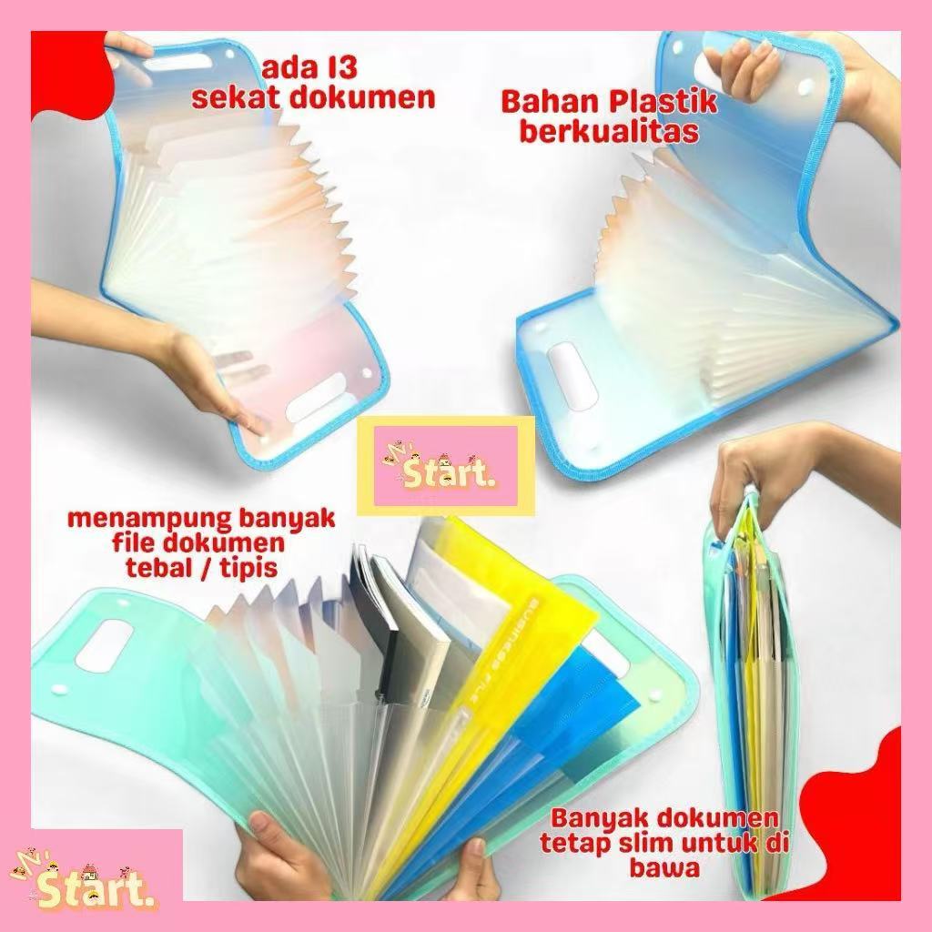 Jual Tas Dokumen A4 Multi Layer Folder 13 Sekat Map Folder Map Tas File ...
