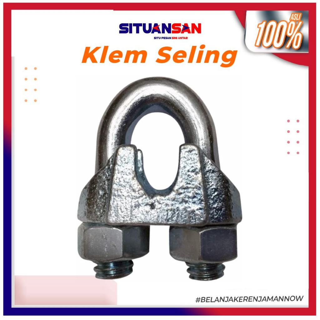 Jual Wire Clip 6 mm Klem Seling Kuku Macan RRT Ukuran 1/4 inch | Shopee ...