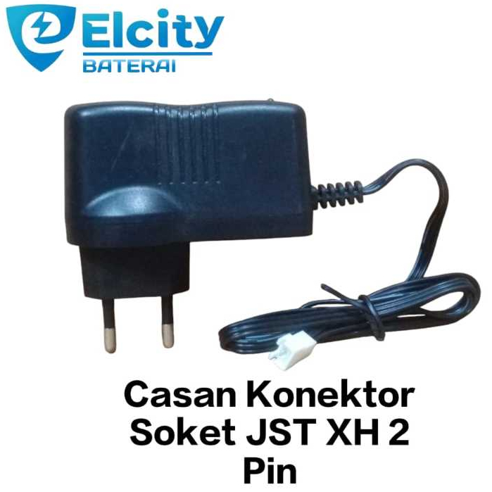 Jual Alat Cas Adaptor Charger Casan konektor Soket JST XH 2 PIN 7,4V ...
