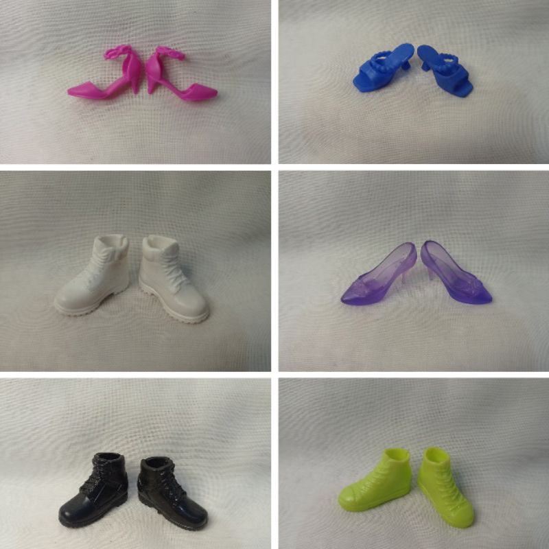 Jual Sepatu Boneka Barbie curvy dan tall original Mattel part 1 ...