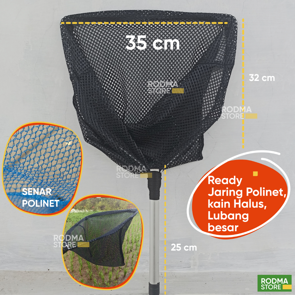 Jual SEROKAN IKAN BESAR 35 cm SEROK SESER JARING LAMIT IKAN KOI MURAH ...