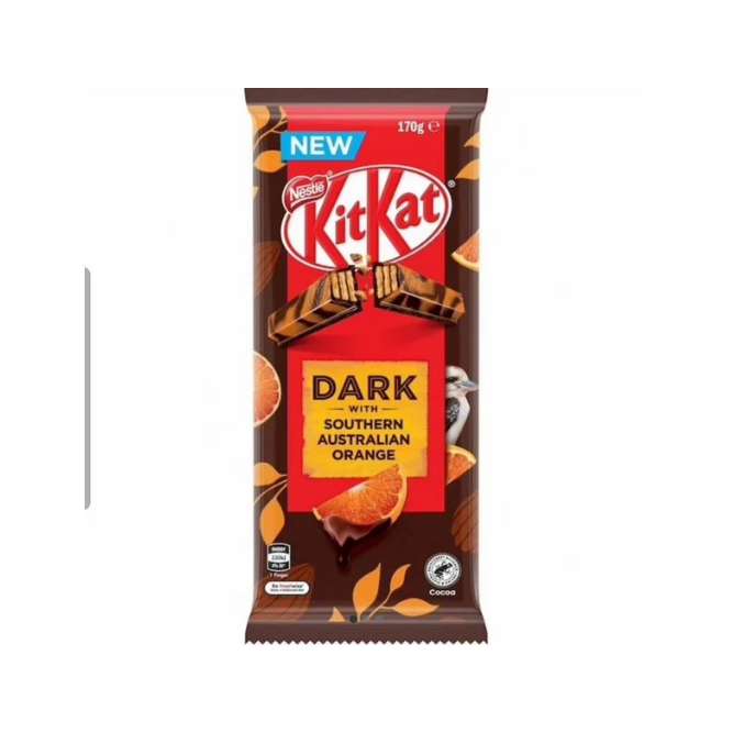 Jual KitKat Dark With Southern Australian Orange Coklat Kit kat ...