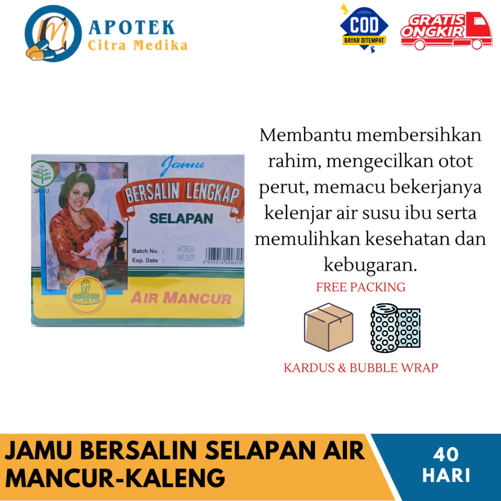 Jual 𝐉𝐀𝐌𝐔 Bersalin Lengkap Selapan 𝐀𝐢𝐫 𝐌𝐚𝐧𝐜𝐮𝐫 40 Hari - Kemasan 𝐊𝐀𝐋𝐄𝐍𝐆 ...
