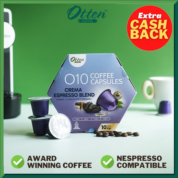 Jual Kopi Kapsul - O10 Crema Espresso Coffee Capsule | Kapsul Nespresso ...