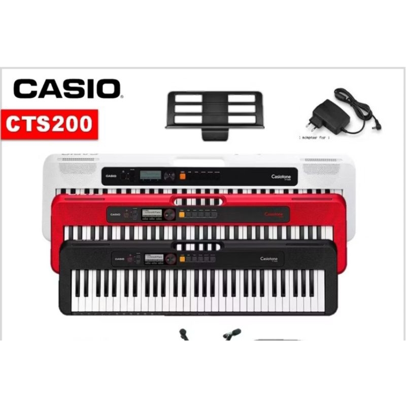 Jual Keyboard Casio Original CTS200 ct-s200 cts-200 cts 200 | Shopee ...