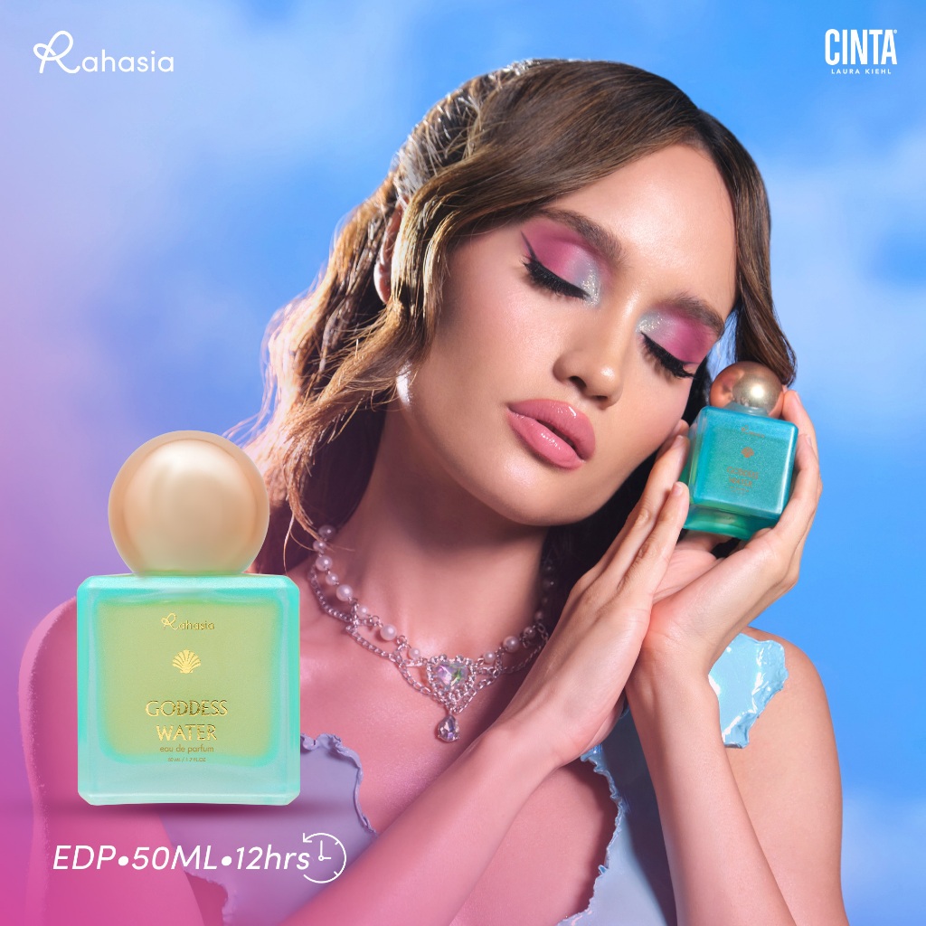 Jual Rahasia x Cinta Laura - Goddess Water Parfum EDP 50ML Wanita Wangi Tahan Lama Hingga 12 Jam ...