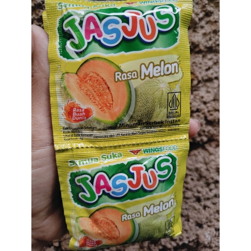 Jual Jasjus Rasa Melon 1 Renceng isi 10 Sachet | Shopee Indonesia