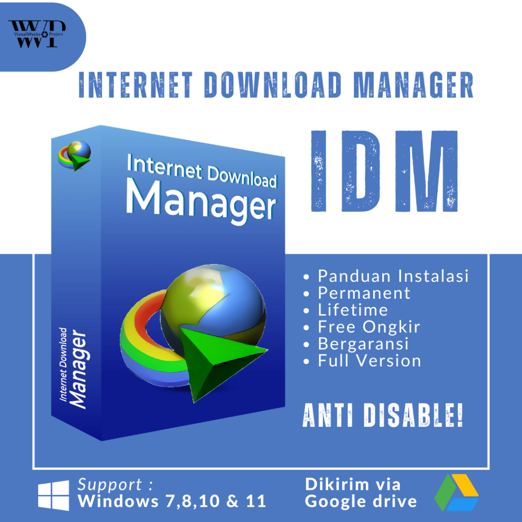 Jual IDM Internet Download Manager TERBARU Full Version Selamanya | Windows | Shopee Indonesia