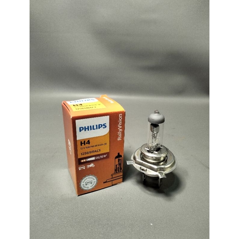 Jual Lampu Bohlam Halogen Philips H4 12V 100/99W P43T-38 Lampu Depan Mobil | Shopee Indonesia