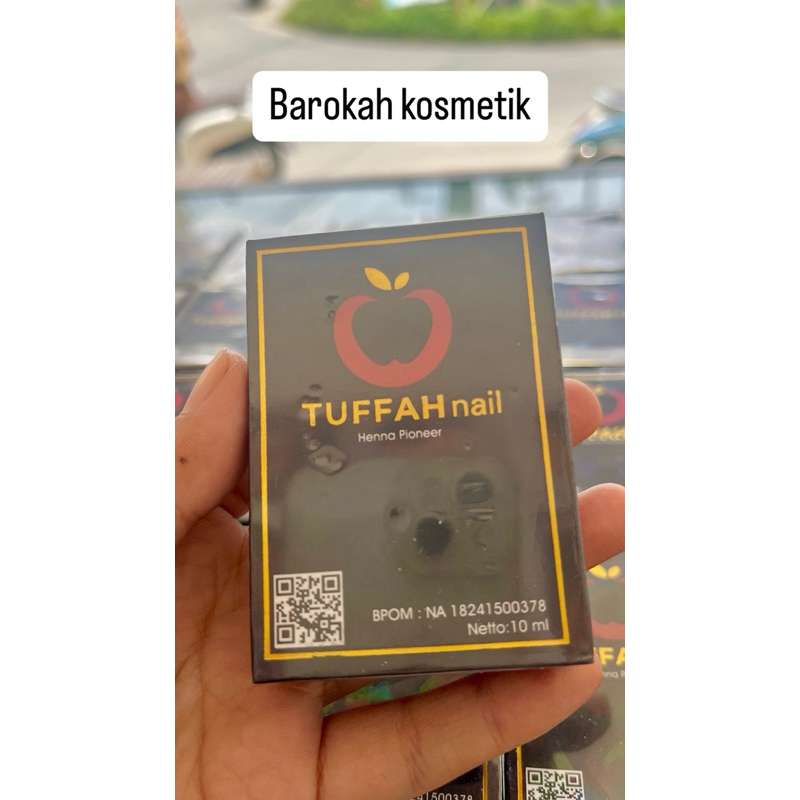 Jual Henna tuffah Maroon nail kemasan baru BPOM | Shopee Indonesia