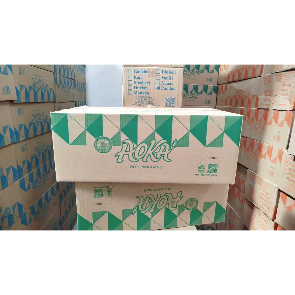 Jual [GSSNACK] 1 dus ROTI PANGGANG aoka roti panggang sandwich ROTI ...