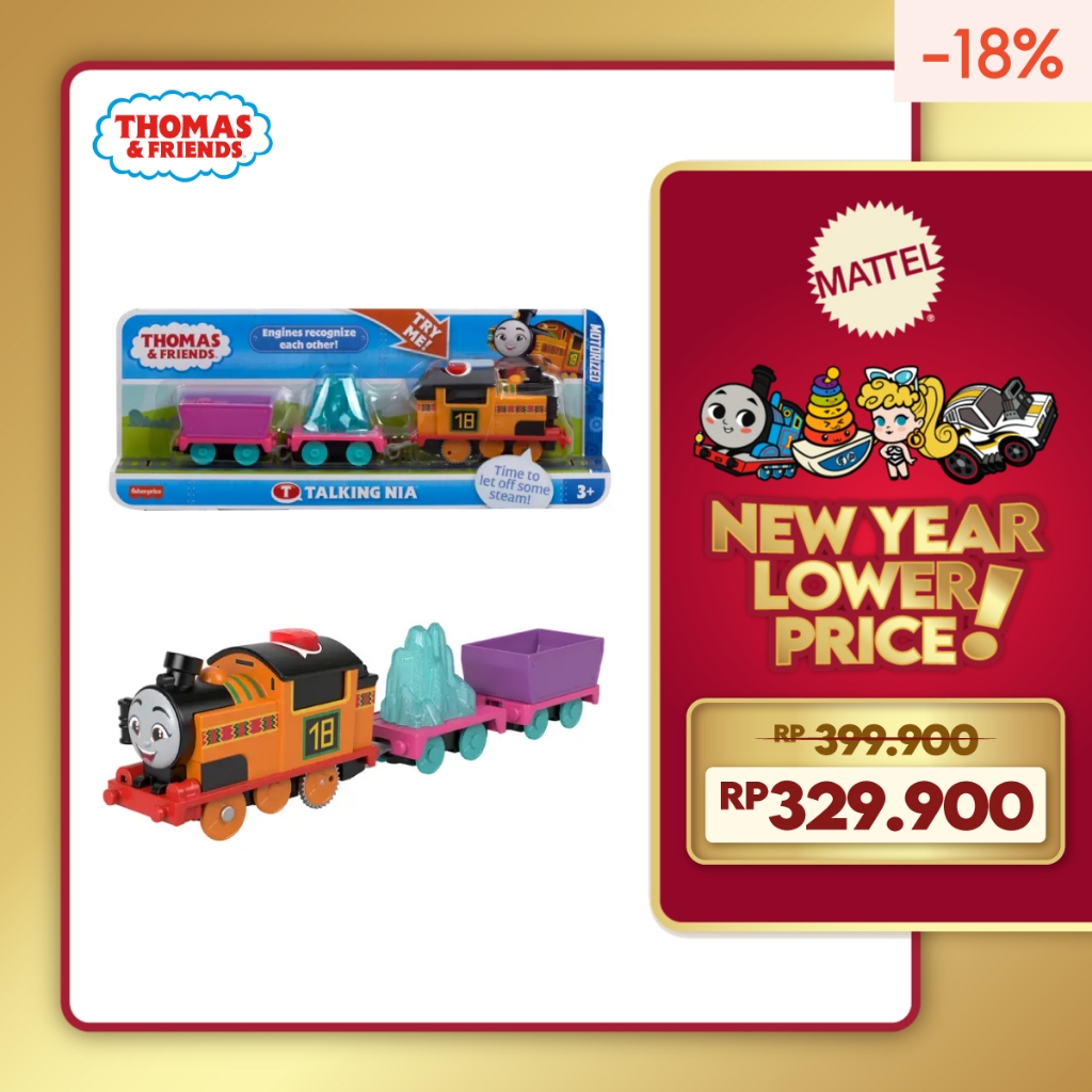 Jual NEW LOOK Thomas & Friends Motorized Talking Nia - Mainan Kereta ...