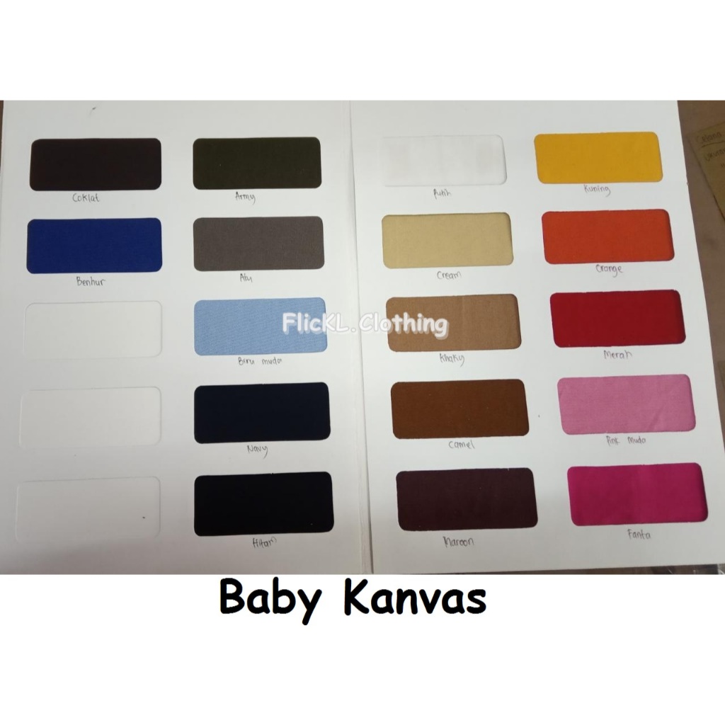 Jual Kain Baby Kanvas Katun Bahan Baby Kanvas Full Katun Rollan ...
