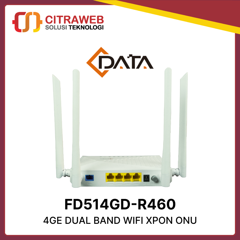 Jual C-DATA XPON ONU FD514GD-R460 4GE DUAL BAND WIFI GPON EPON ONT ...