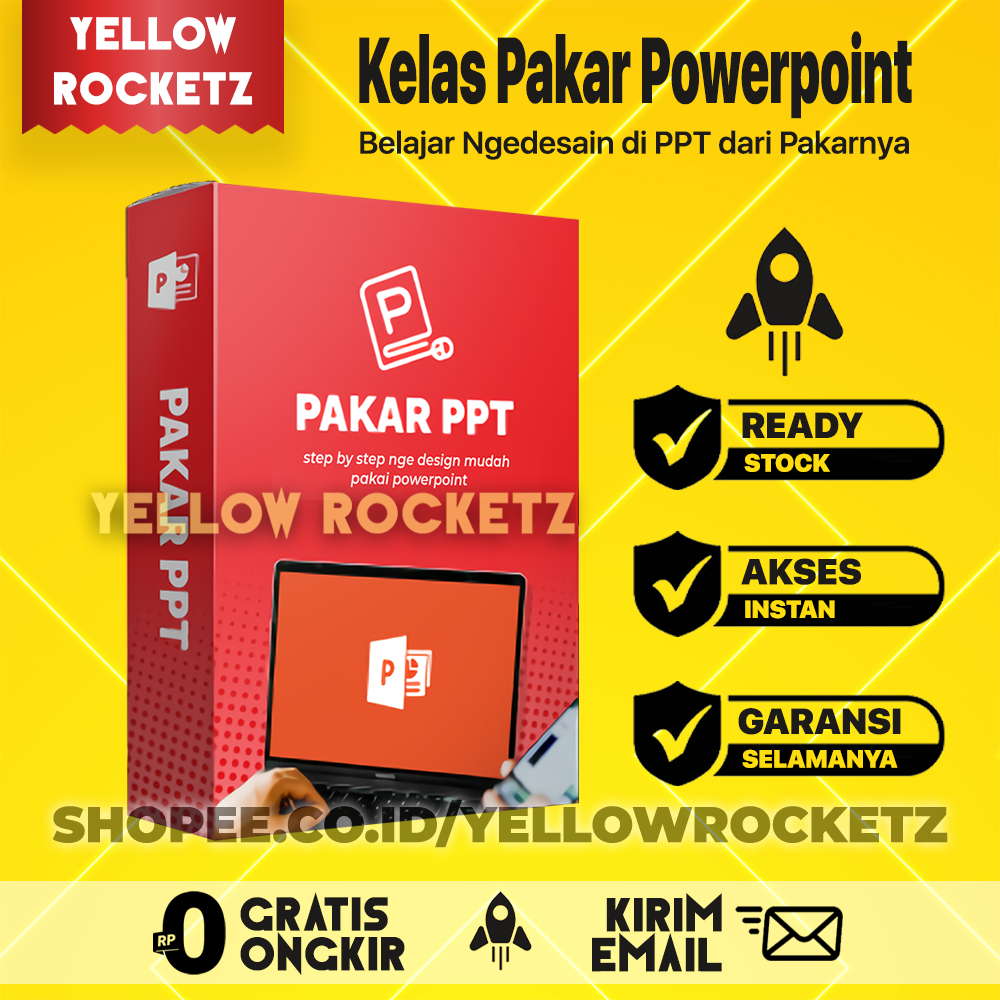Jual KELAS BELAJAR POWERPOINT - Belajar Desain Powerpoint Langsung dari Pakarnya - Materi Video ...