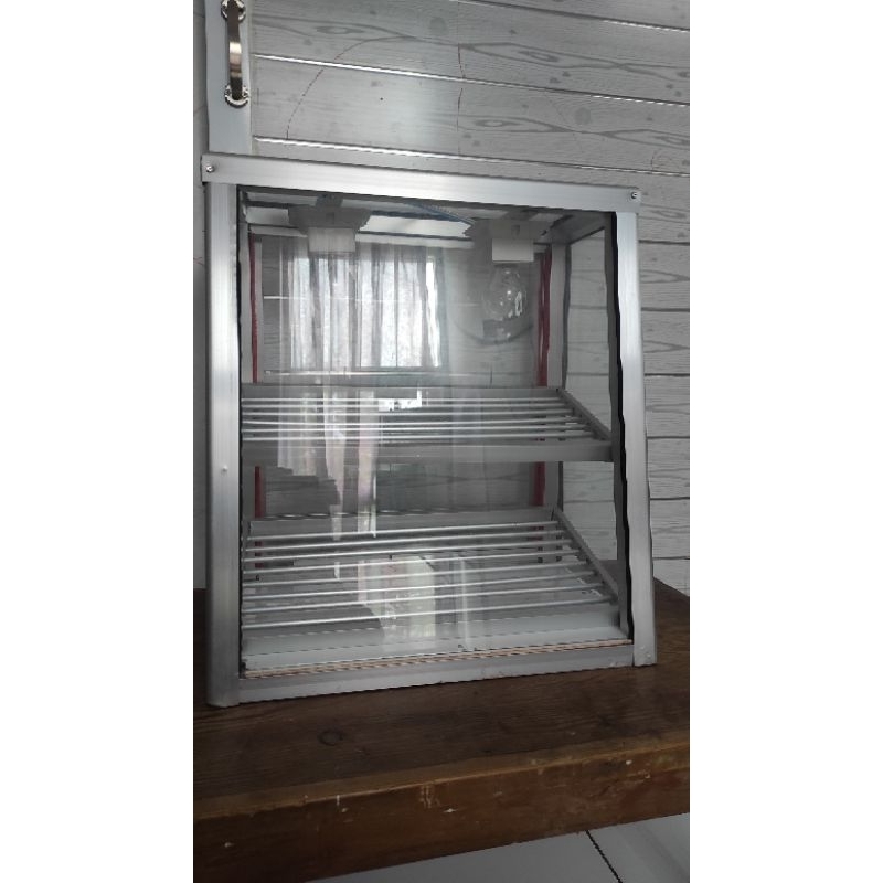 Jual SHOWCASE FRIED CHICKEN / ETALASE CHICKEN 2 LAMPU , 2 RAK ...