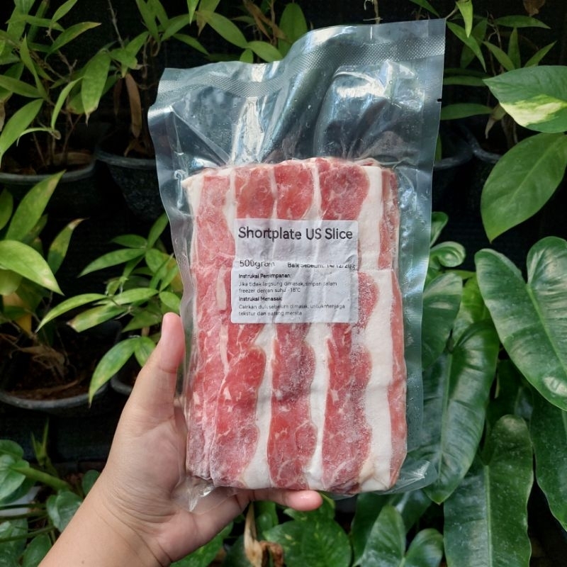 Jual READY Beef Slice Shortplate US 500 Gram | Shopee Indonesia