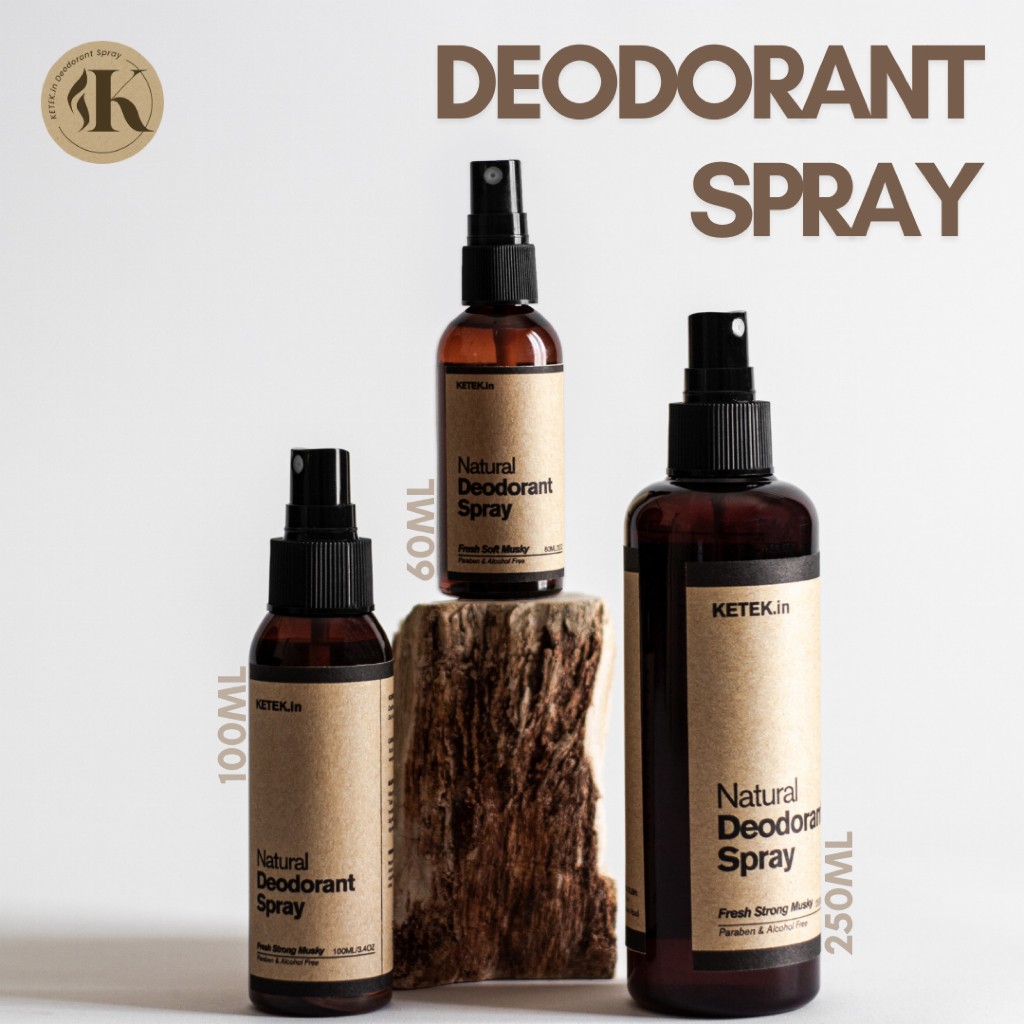 Jual KETEK.in Natural Deodorant Spray / Penghilang Bau Ketiak ...