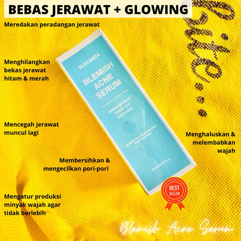 Jual BLEMISH ACNE SERUM Wajah Jerawat Berminyak Beruntusan Komedo Scar ...
