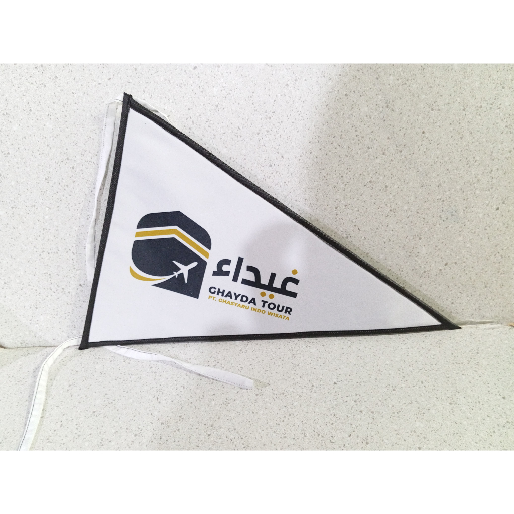Jual Bendera Travel Custom/Bendera Segitiga Custom/Bendera Tour ...