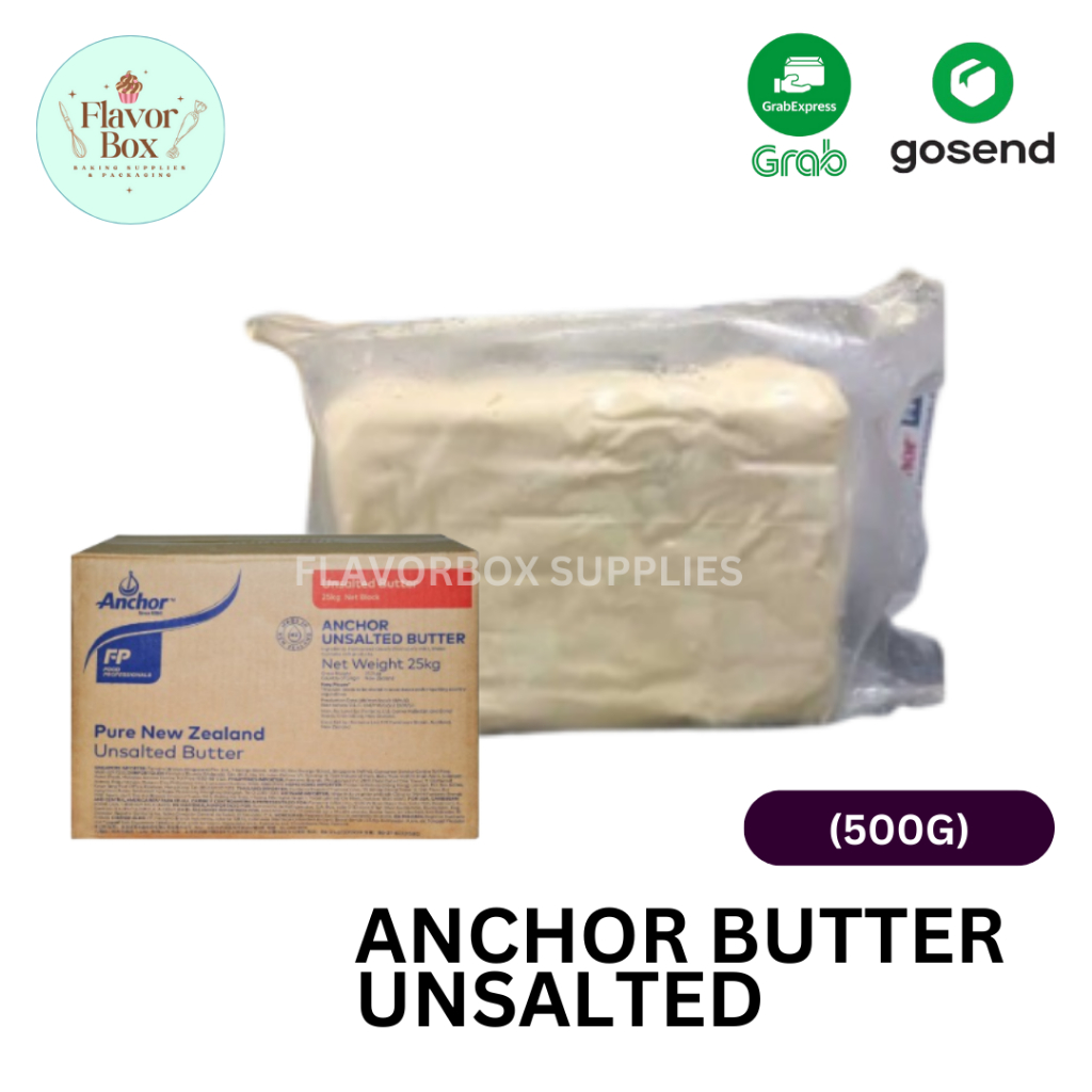 Jual Anchor Butter Unsalted MPASI Baking 500g (Repack) | Shopee Indonesia