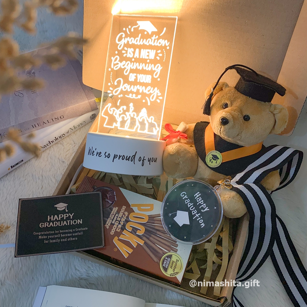 Jual Gift Box Kado Wisuda Boneka Teddy Buket Lampu Led Hampers | Shopee ...