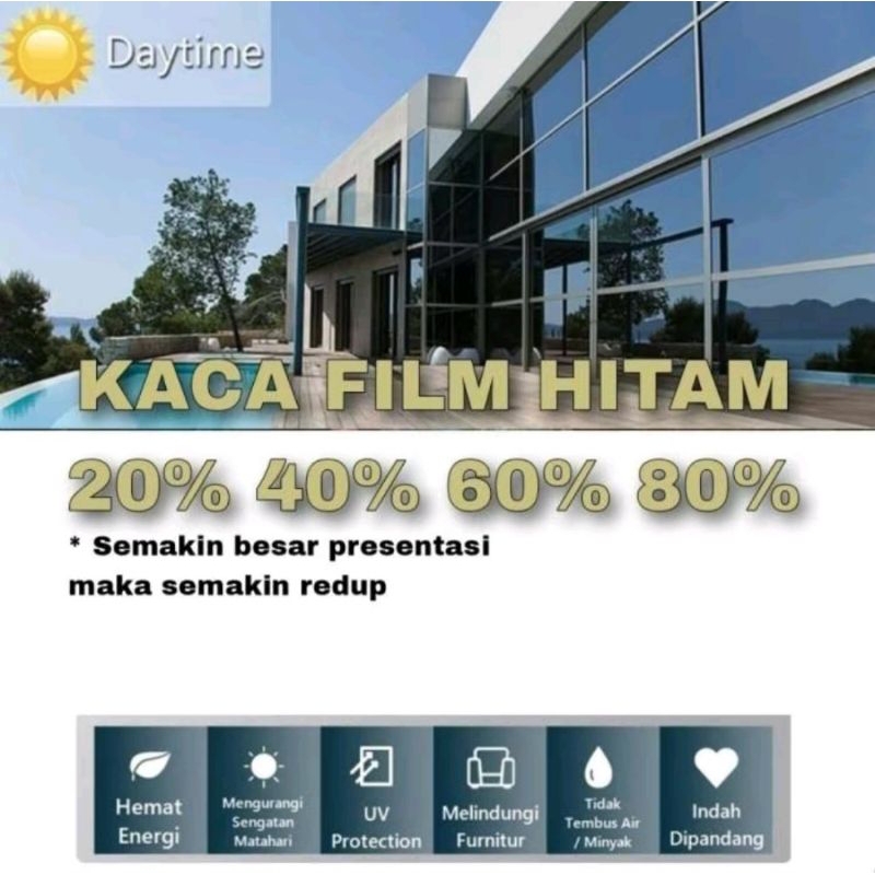 Jual Kaca Film Riben Hitam Penolak Panas Kaca Film Mobil Stiker Kaca ...