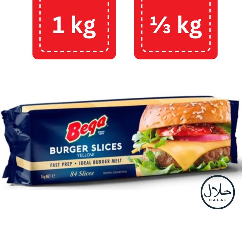 Jual BEGA CHEDDAR CHEESE SLICE 333 GR 28 SLICES KEJU LEMBARAN LUMER ...