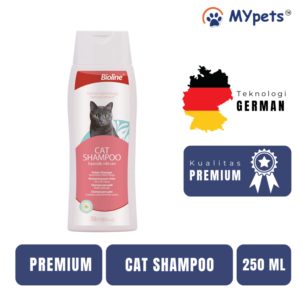 Jual Sampo Kucing Premium Bioline 250ml - Cat Shampoo Pilihan Terbaik ...