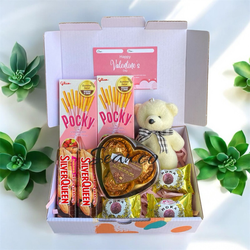 Jual HAMPERS COKLAT LOVE edisi valentine special coklat kado hadiah ...