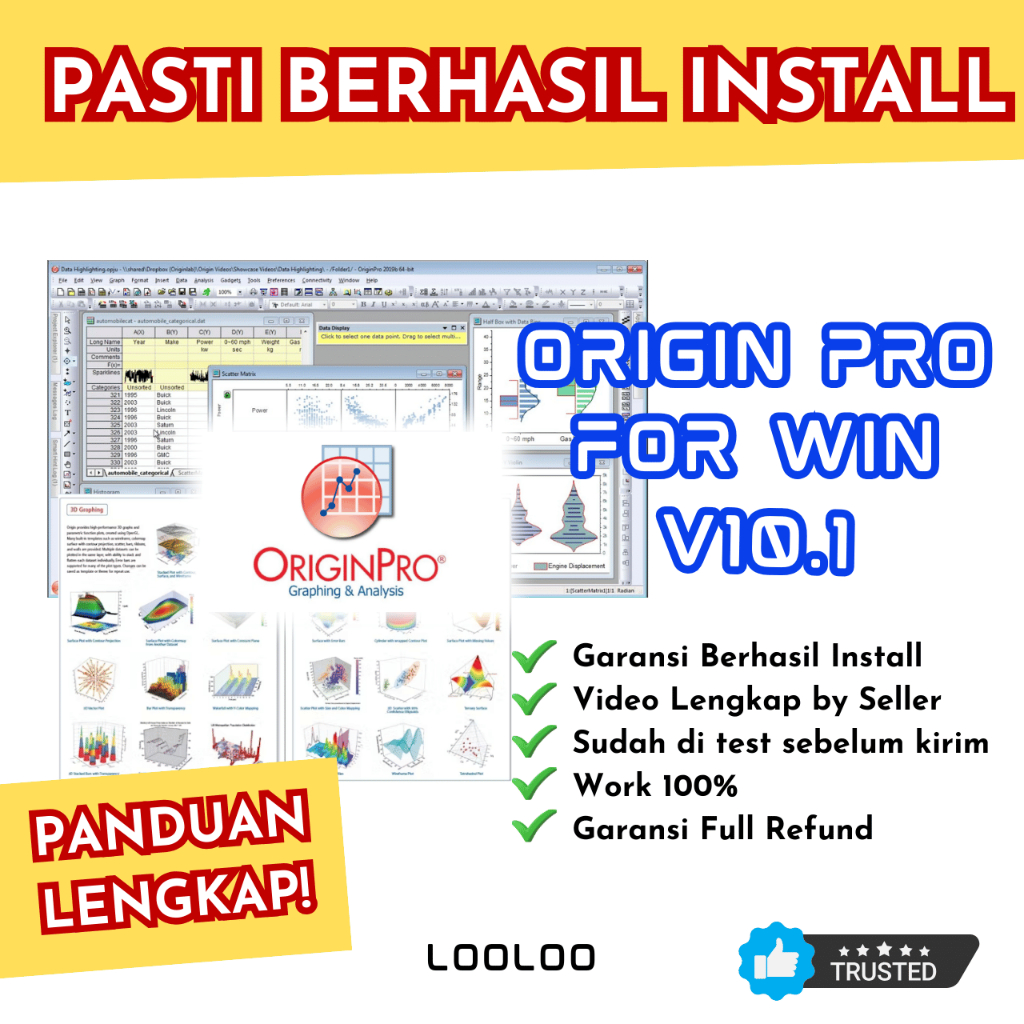 Jual Originpro 10.1.0 Terbaru Origin Pro 2024 Full Version Lifetime | Shopee Indonesia