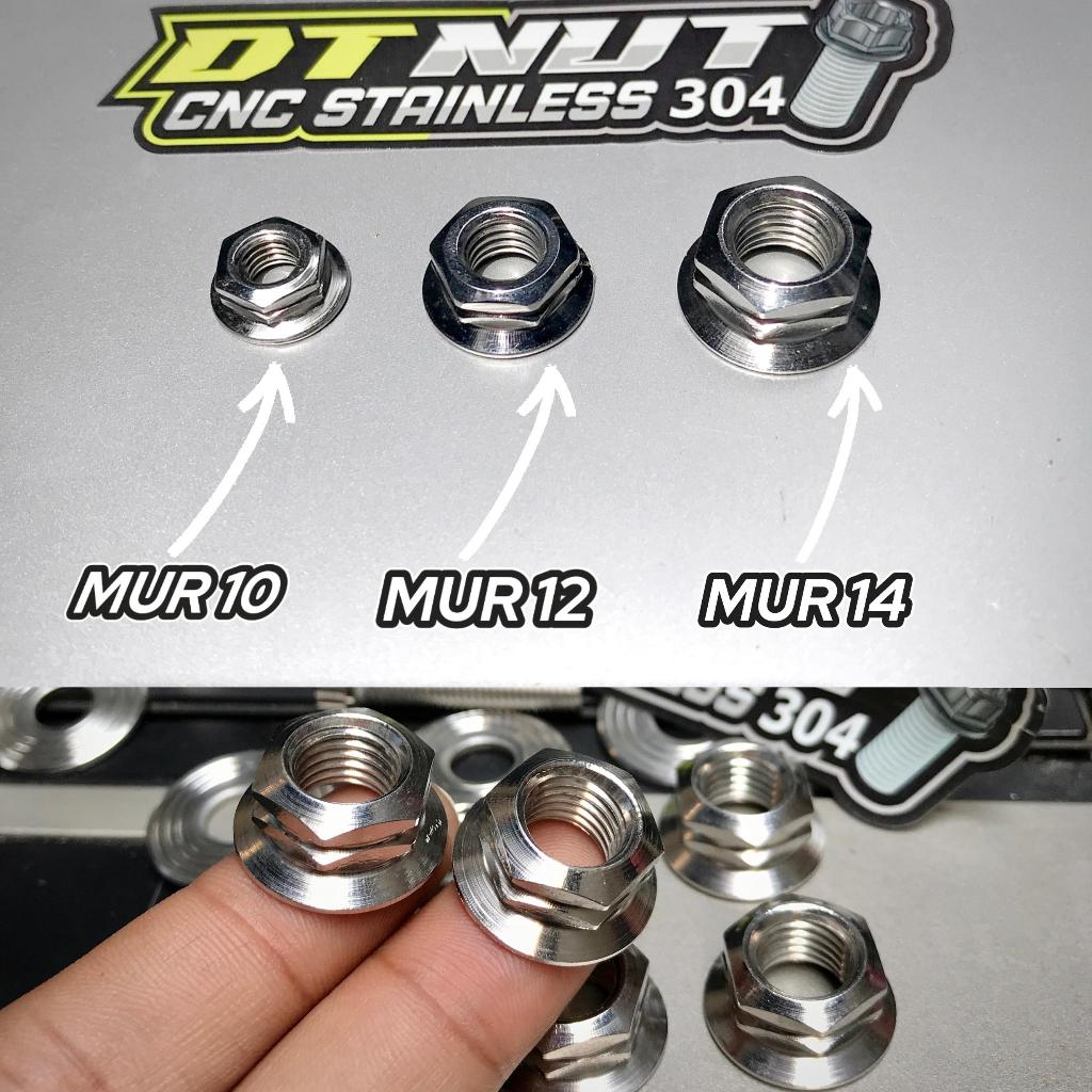 Jual mur m6 m8 m10 stainless custom | Shopee Indonesia
